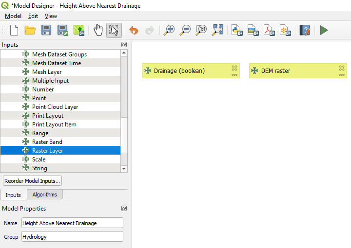 Create a Graphical Model for the HAND Algorithm | OCWGIS